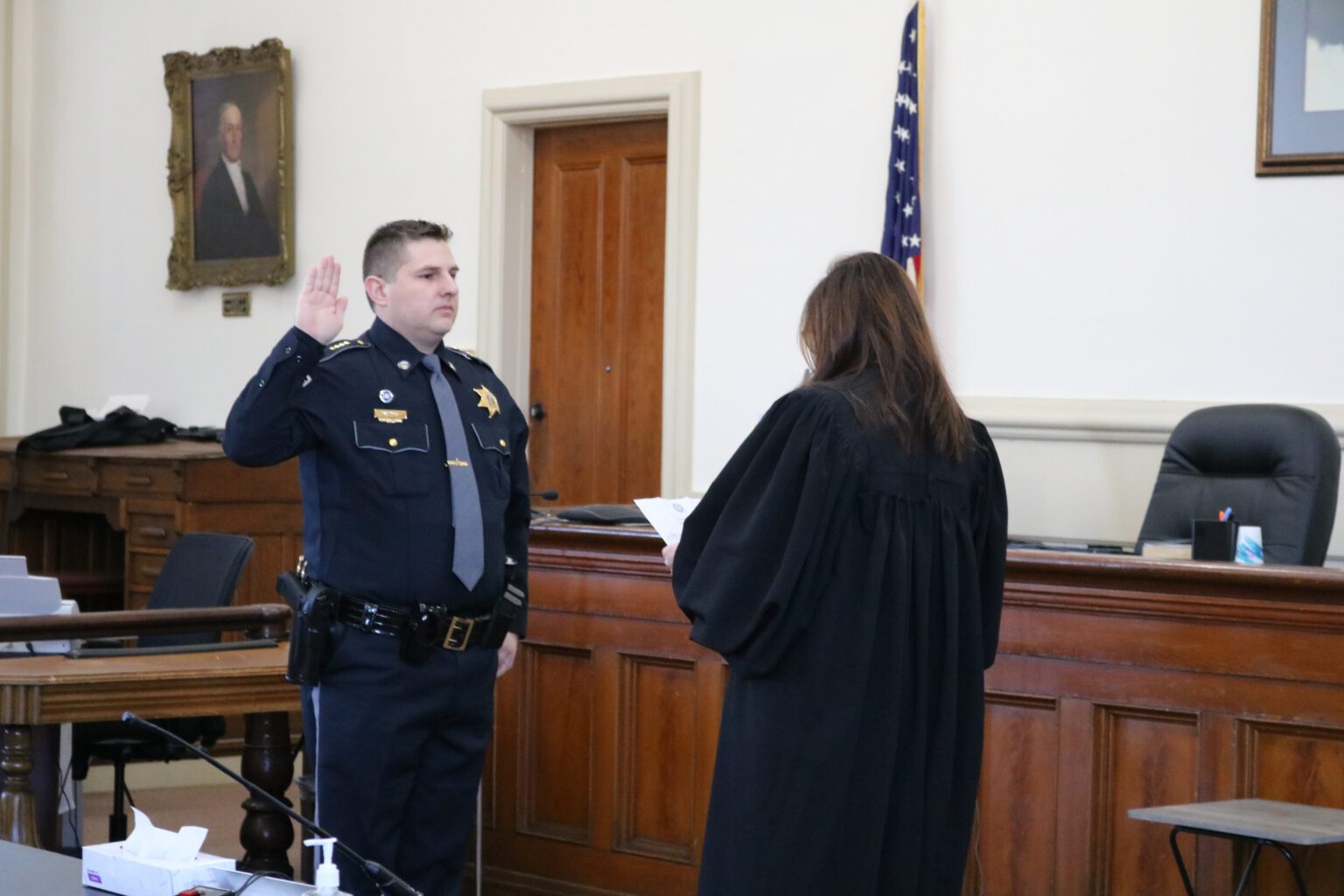 There’s a new sheriff in town — Ryan Palmer takes office | The Vermont ...
